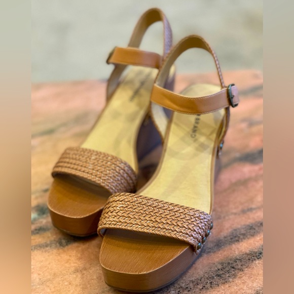 Lucky Brand | Shoes | Lucky Brand Wedge Open Toe Sandals | Poshmark